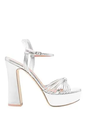 MALONE SOULIERS Heeled Sandals - Silver