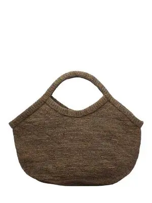 IBELIV Woven Tote Bag - Brown