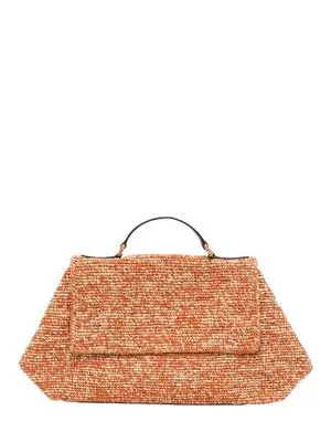 IBELIV Lahady Raffia Handbag - Red