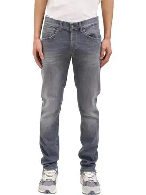 DONDUP Stretch Denim Slim Fit Jeans - Grey