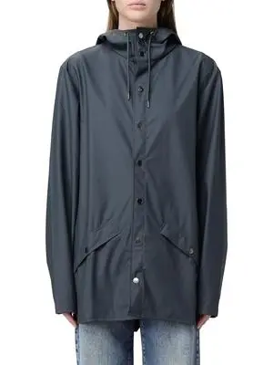 Rains Rains Waterproof Polyester Hooded Raincoat Charcoal