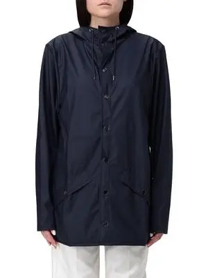 Rains Rains Waterproof Polyester Hooded Raincoat Navy