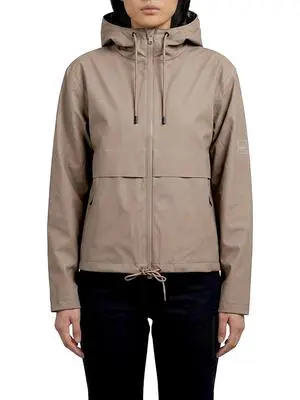 Rains Suva Hardshell Short String W Jacket - Beige