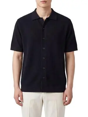 KANGRA Cotton Polo Shirt - Black