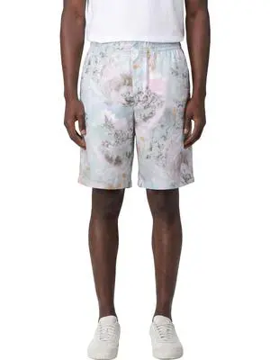 Off-White Printed Viscose Shorts - Multicolor