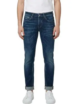 DONDUP Slim Fit Stretch Denim Jeans - Blue