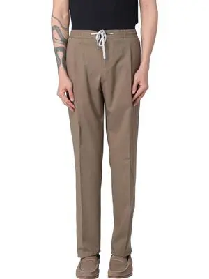 PT TORINO Tailored Trousers With Drawstring Waist - Brown