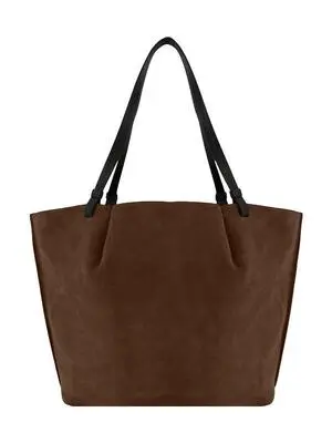 Vince Ava Suede Tote - Chocolate