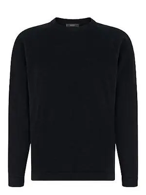 Boggi Milano Crewneck Long-sleeve Jumper - Black