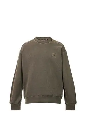 Carhartt Work In Progress Nelson Faded Cotton-jersey Sweatshirt - Black