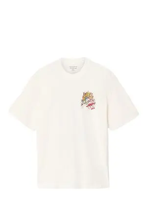 ALLSAINTS Roque Branded Cotton-jersey T-shirt - Chalk White