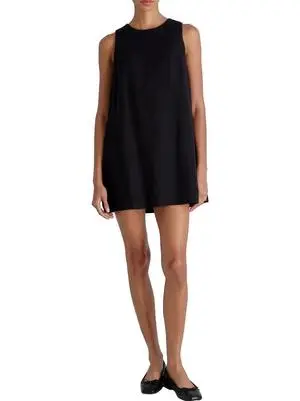 French Connection Sleeveless Shift Mini Dress - Black