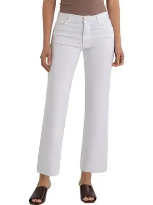 Kut From The Kloth Avery Slim Straight Leg Jeans - Optic White