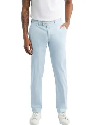 BRAX Fabio Idx Flat Front Modern Fit Cotton Blend Chinos - Sky