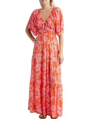 Rip Curl Aloha State Maxi Dress - Red