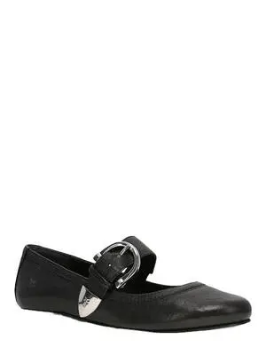 THE FRYE COMPANY Carson Mary Jane Flat - Black