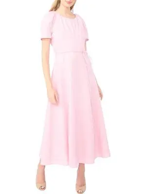 Ted Baker London Allison Raglan Sleeve Linen Maxi Dress - Rosy Touch