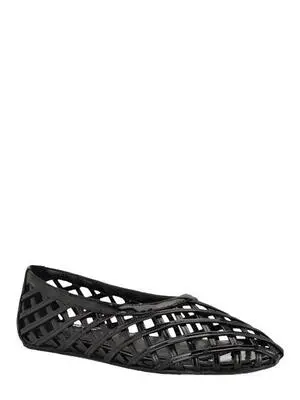 Nine West Dippy Woven Ballet Flat Black