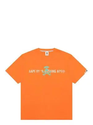 AAPE BY *A BATHING APE Print T-shirt - Orange