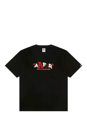AAPE BY *A BATHING APE Graphic T-shirt - Black