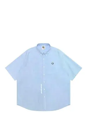 AAPE BY *A BATHING APE Logo Shirt - Blue