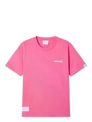 FINGERCROXX Logo-print T-shirt - Pink