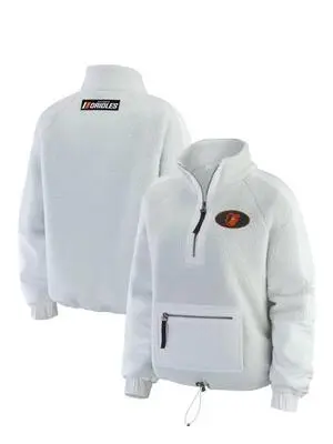 WEAR BY ERIN ANDREWS Polar Fleece Quarter-zip Jacket - Gray