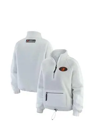 WEAR BY ERIN ANDREWS Polar Fleece Quarter-zip Jacket - Gray