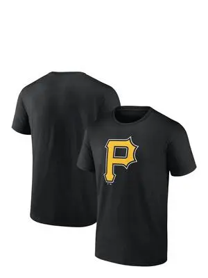 LOGO ATHLETIC Pittsburgh Pirates Official Logo T-shirt - Black
