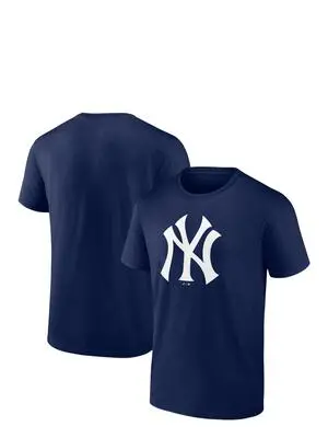 LOGO ATHLETIC New York Yankees Official Logo T-shirt - Navy