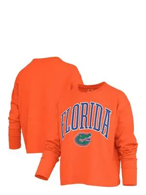 PRESSBOX Florida Gators Motley Boxy Long Sleeve T-shirt - Orange
