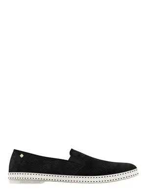 Rivieras Suede Slip-on Loafer - Black