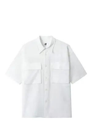 Izzue Pockets Shirt - White