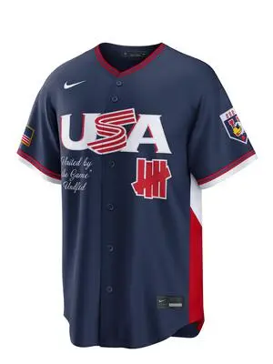 Nike Usa Baseball 2026 World Baseball Classic Stadium Jersey - Blue