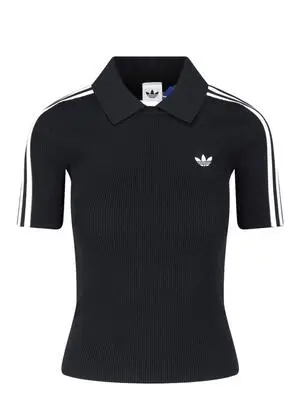 Adidas Adidas Ribbed T-Shirt Black