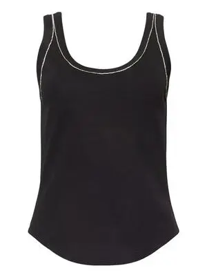 Cinq À Sept Embellished Tank Top - Black