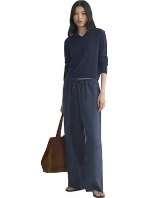 Everlane Linen Drawstring Pant - Navy