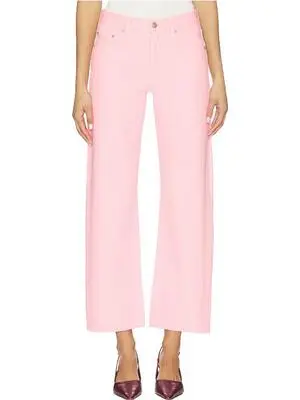 PISTOLA Lexi Mid Rise Bowed Straight Jeans - Blush