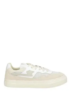 S.W.C STEPNEY WORKERS CLUB Leather Sneakers - Beige