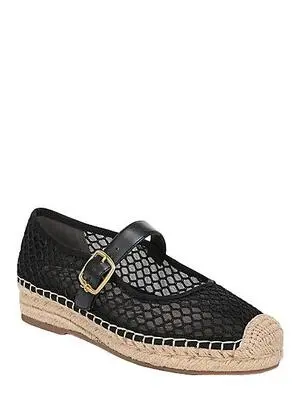 Sam Edelman Mackie Mesh Mary Jane Espadrilles - Black
