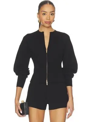 Cult Gaia Monroe Zip-up Sweater - Black