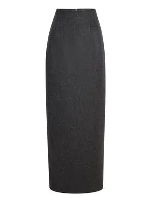 Khaite Loxley Maxi Skirt - Grey
