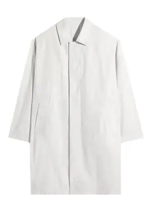 LEMAIRE Classic Woven Cotton Car Coat - Neutrals