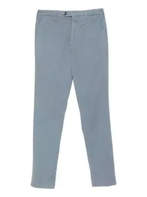 Canali Button Chinos - Blue