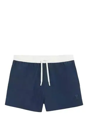 Ami Drawstring Swim Shorts - Blue