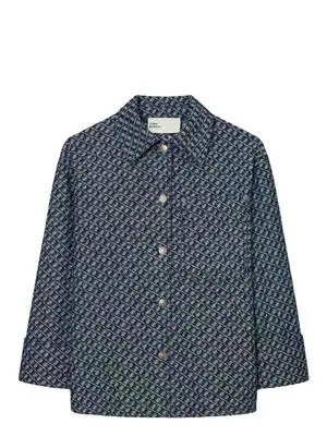 Tory Burch Denim Barn Jacket - Blue