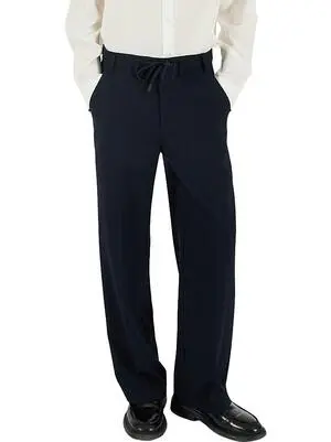 KROST Elliott Eco Drawcord Trousers - Dark Navy