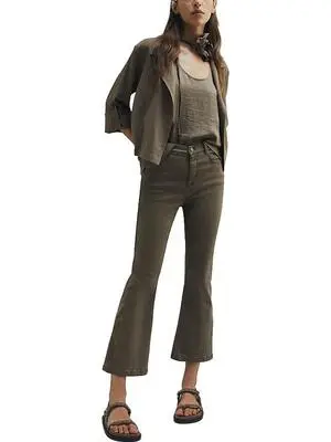 Marella Mlmronco Flared Pants - Brown