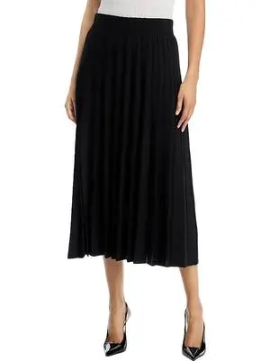 LAFAYETTE 148 NEW YORK Pleated Pull On Knit Skirt