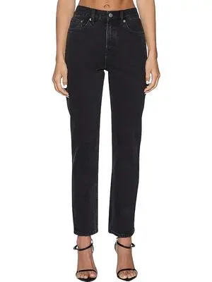Ksubi Pinup High-rise Straight Jeans - Black